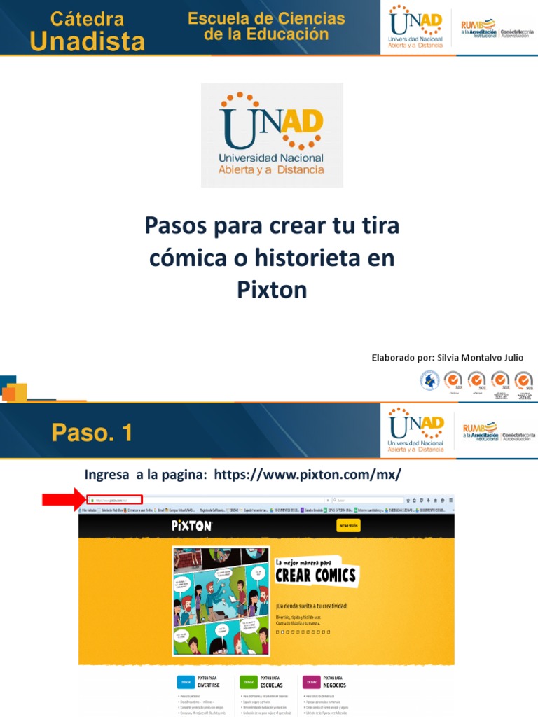 Guía para Crear Cómics en Pixton | PDF