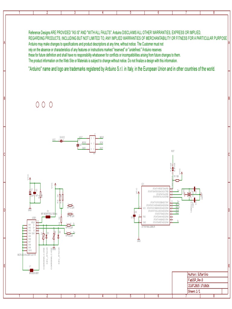 Arduino Isp Schematic | PDF | Business