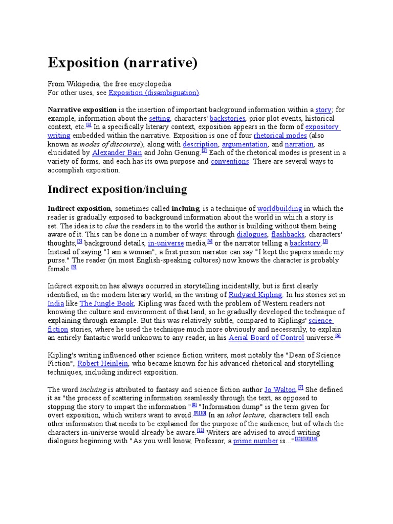 Exposition Writing | PDF | Choreography | Storytelling