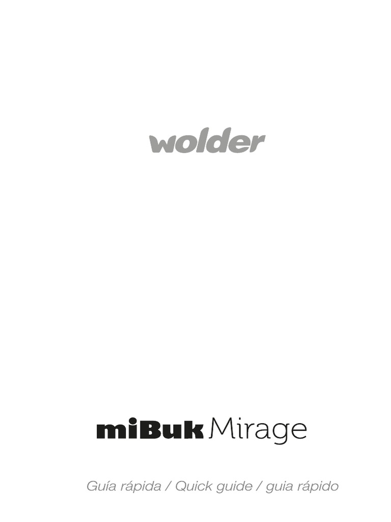 Manual MiBuk Mirage | PDF