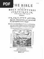 Geneva Bible 1560 | PDF | Religious Literature | Protestant Reformation