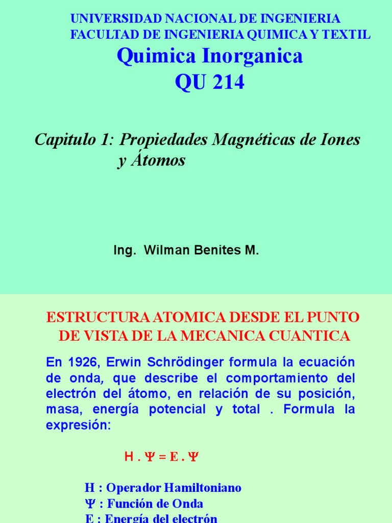 Modelo Vectorial Del Atomo Y Terminos Espectroscopicos Pdf Orbital