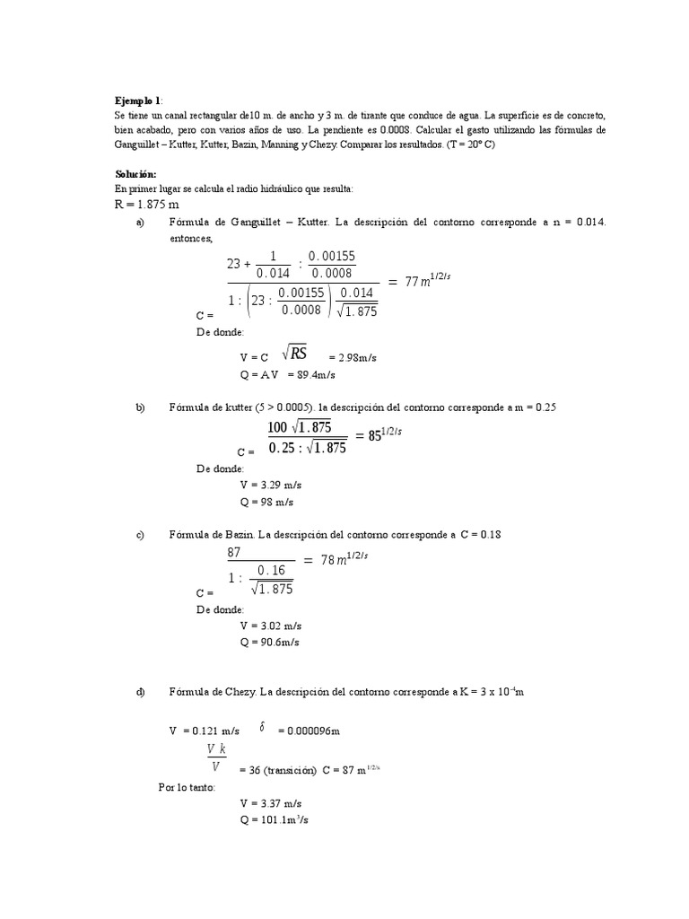 Fluid Os | PDF | Descarga (hidrología) | Ciencias fisicas