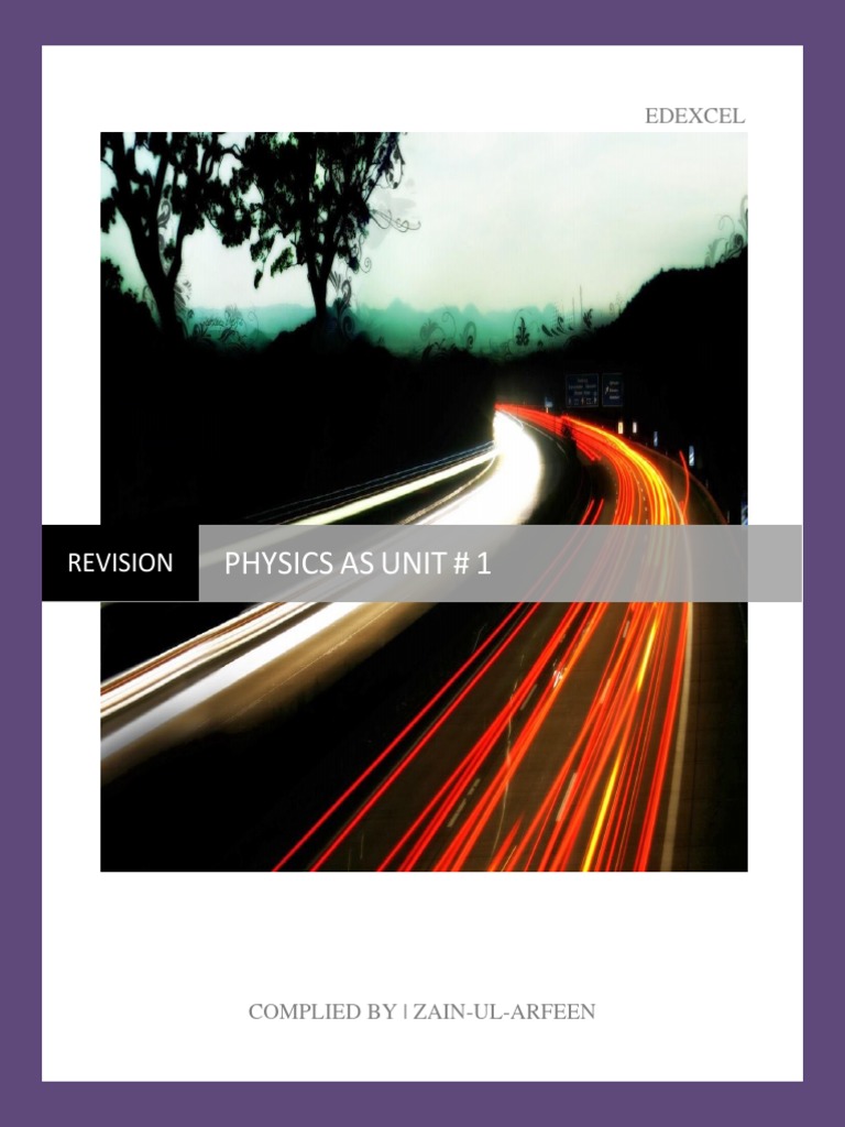 Physics As Unit 1 | PDF | Deformation (Engineering) | Force