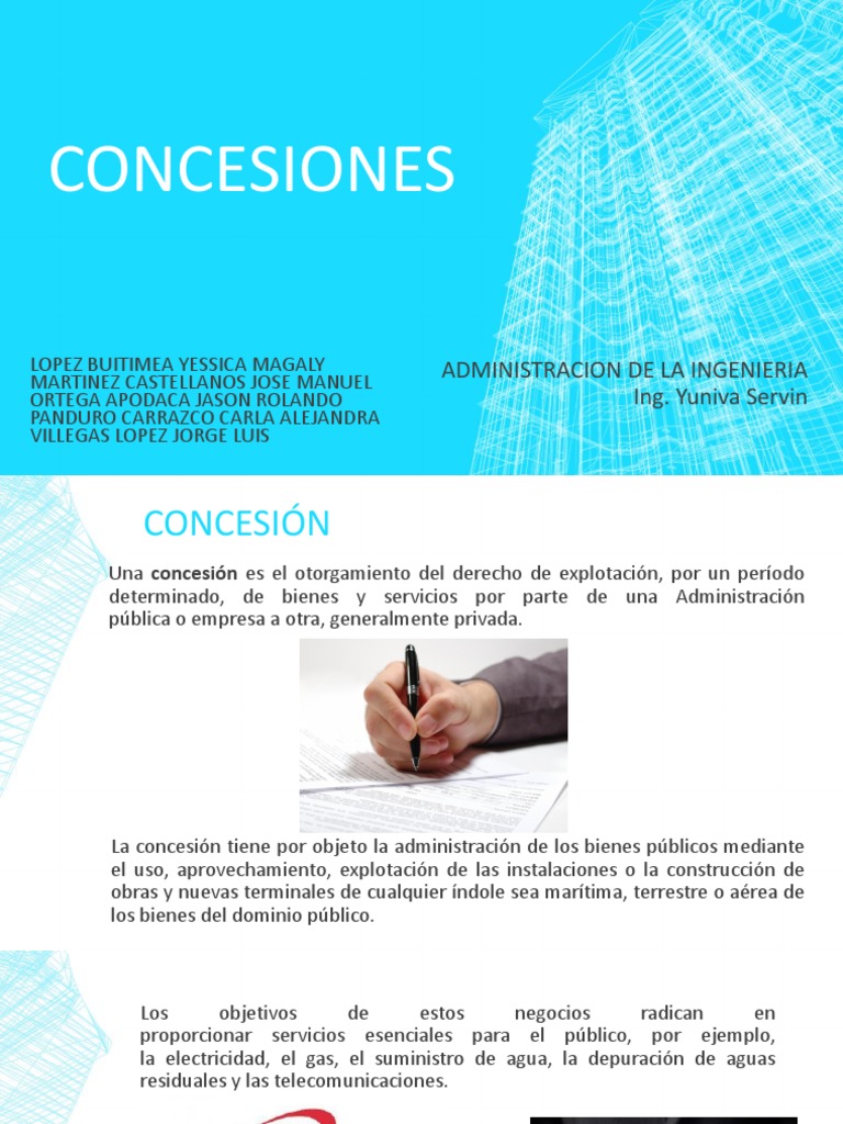 6 - Conseciones | PDF | Economias | Negocios (general)