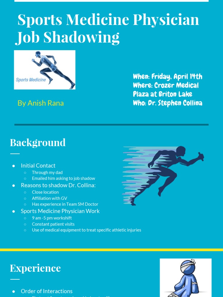 Job Shadowing Presentation | PDF | Surgery | Physician