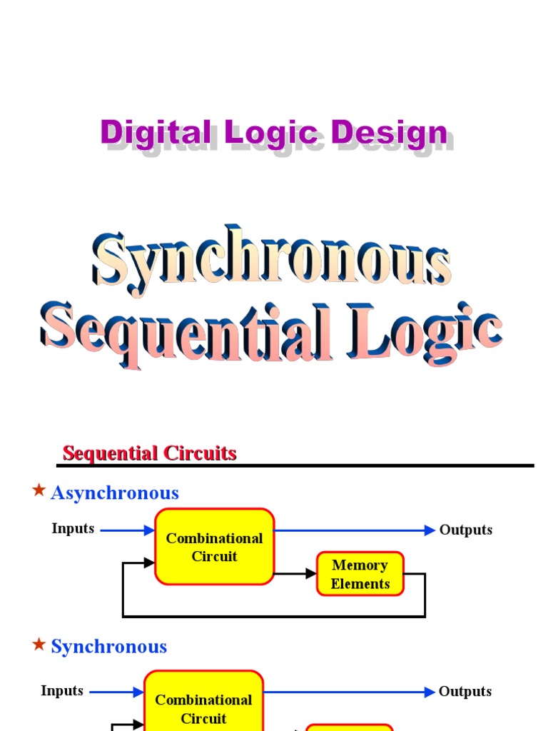Digital Design Synchronous Sequential Logic Pdf Electronic Engineering Digital Electronics 8412