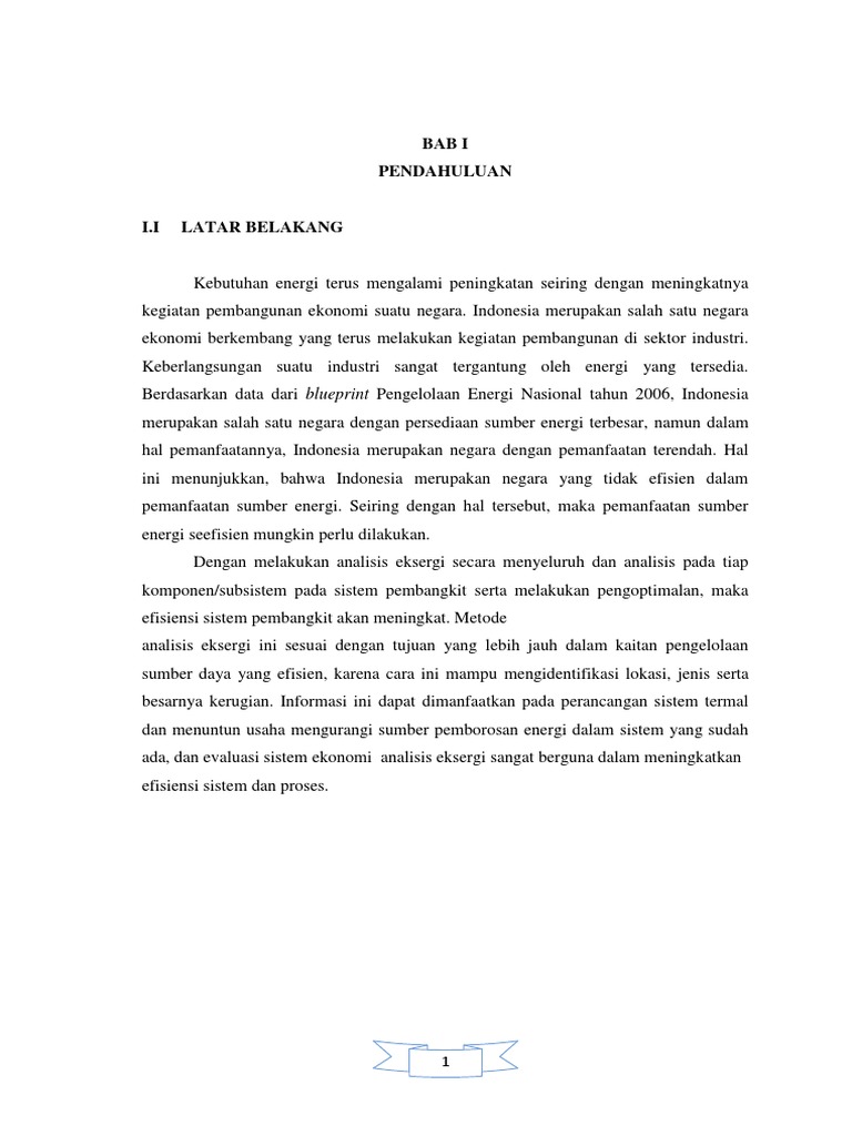 Analisis Eksergi PLTU di PT Tanjung Enim | PDF | Teknologi & Rekayasa