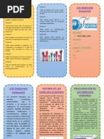 TRIPTICO Derechos Humanos | PDF | Igualdad social | Derechos humanos