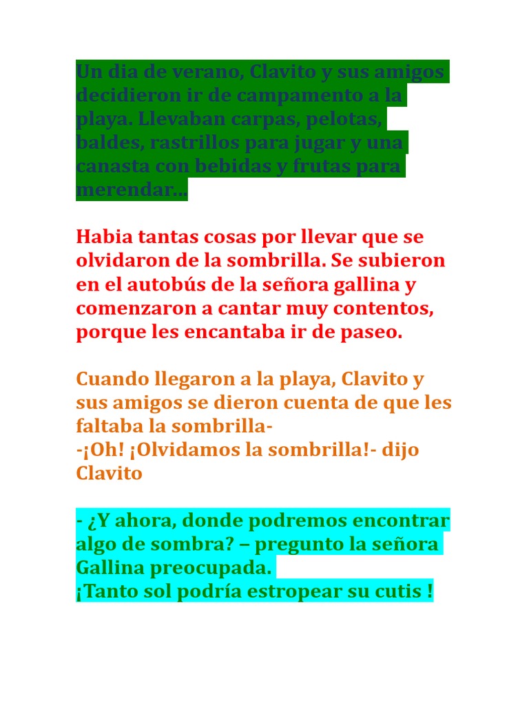 Un Dia de Verano | PDF | Ocio