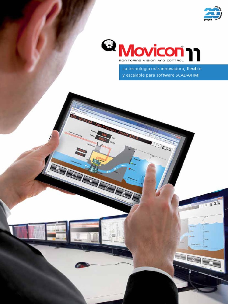 Movicon 11 Monitoring Vision and Control | PDF | Scada | Automatización