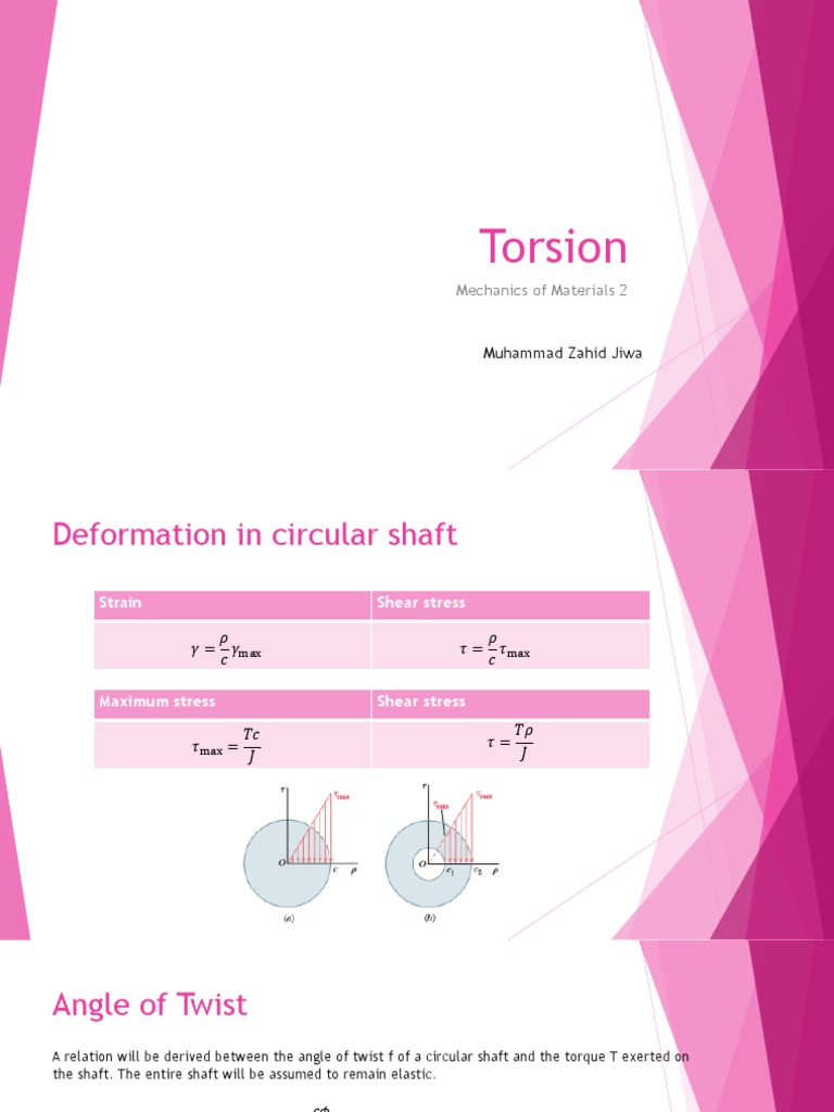 Torsion: Mechanics of Materials 2 | Download Free PDF | Stress ...