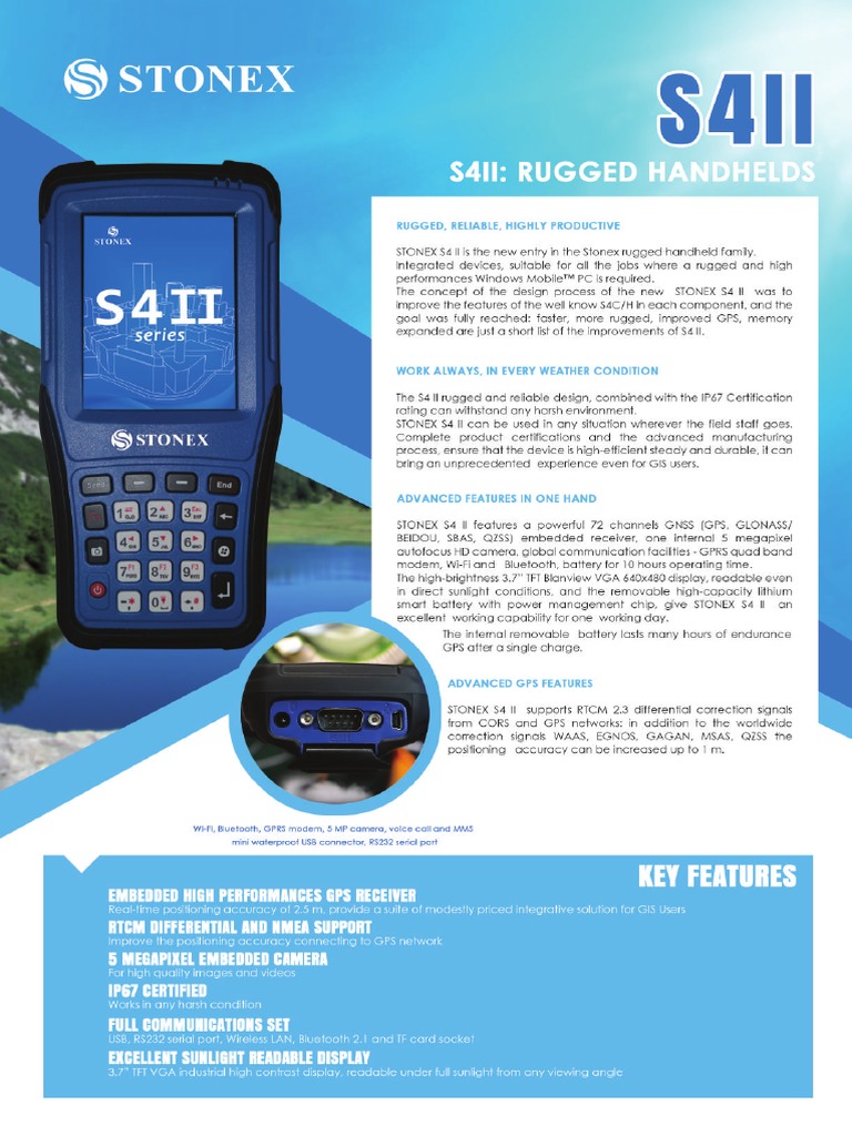 Stonex S4II Brochure | PDF
