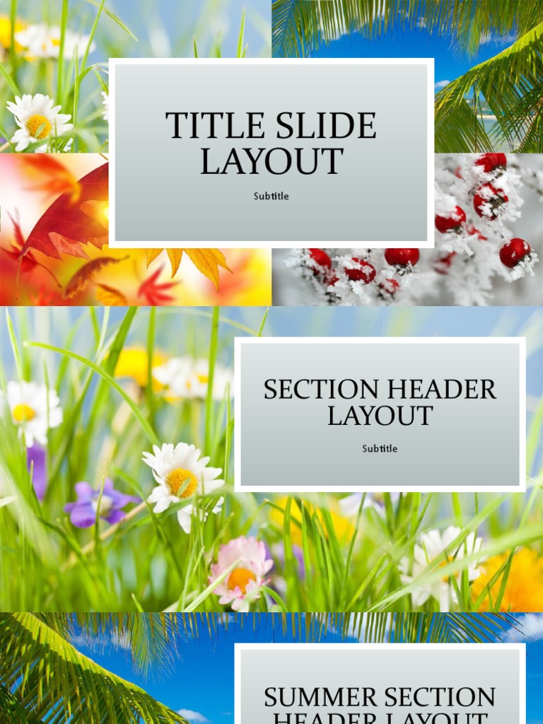 Title Slide Layout | PDF