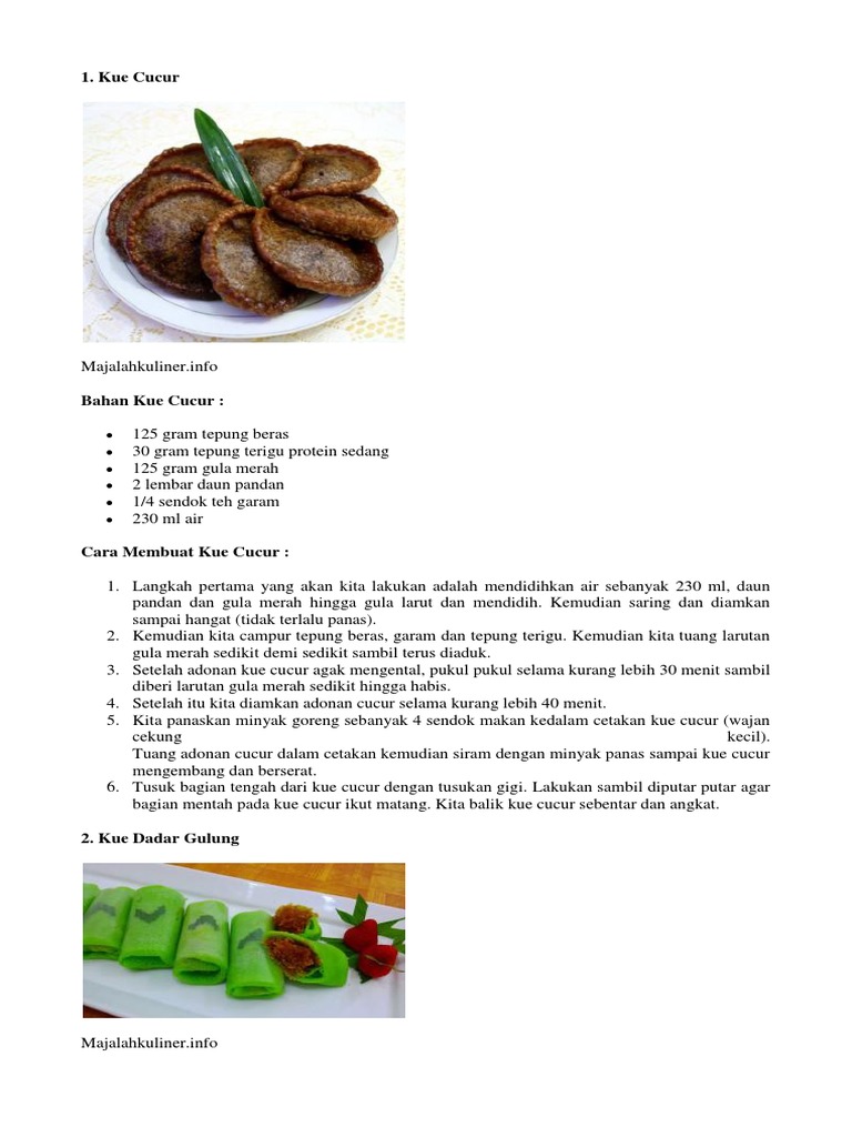 Resep Kue | PDF