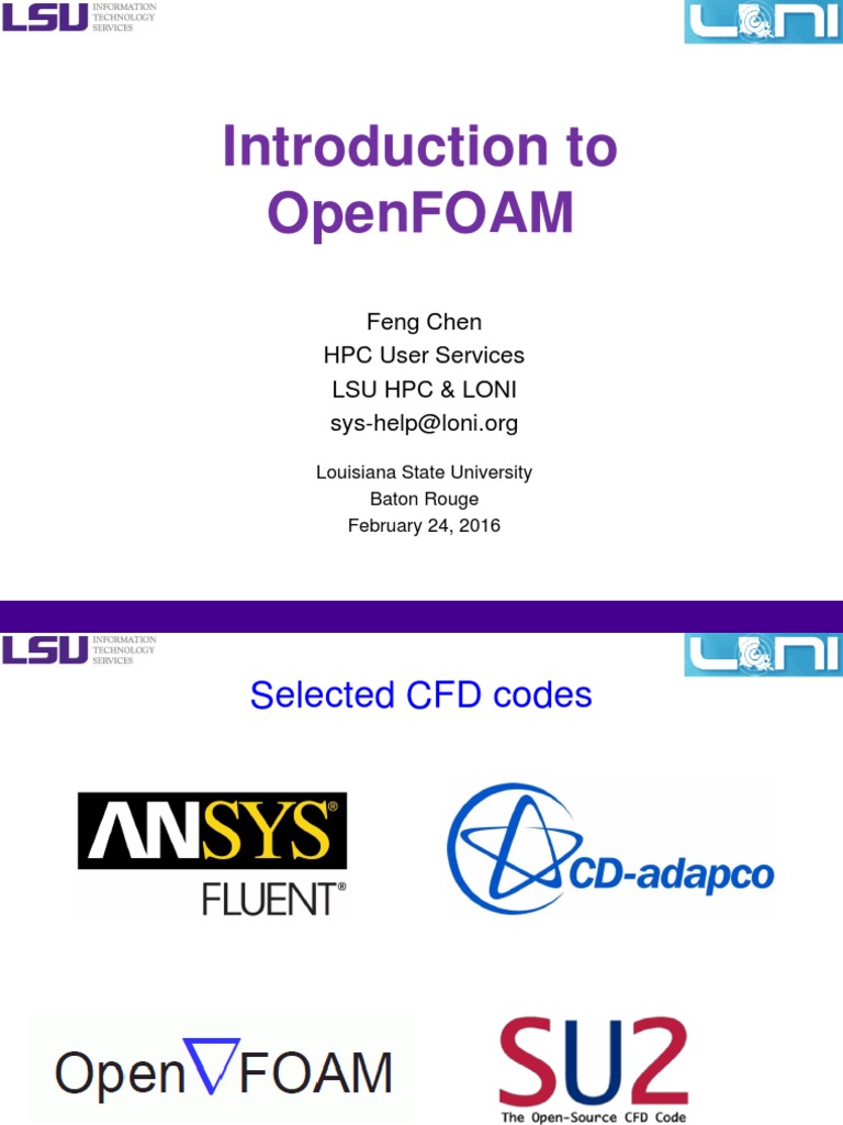OpenFOAM Overview | PDF | Computational Fluid Dynamics | Library ... OpenFOAM Overview | PDF | Computational Fluid Dynamics | Library ...