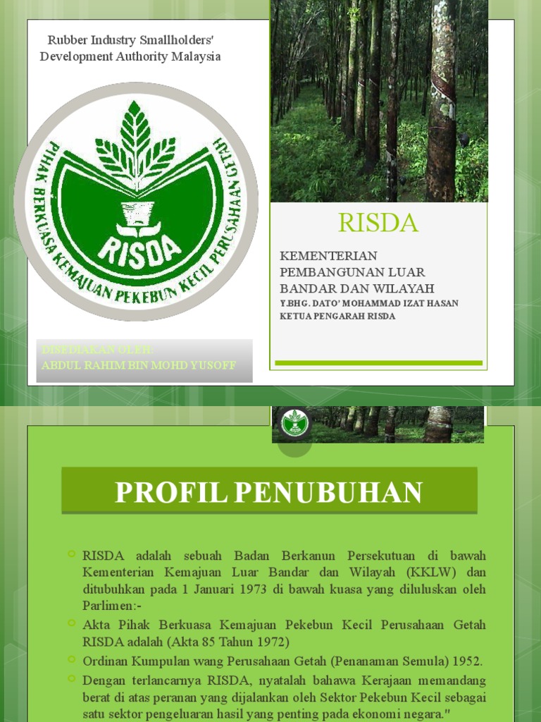 RISDA Fungsi | PDF