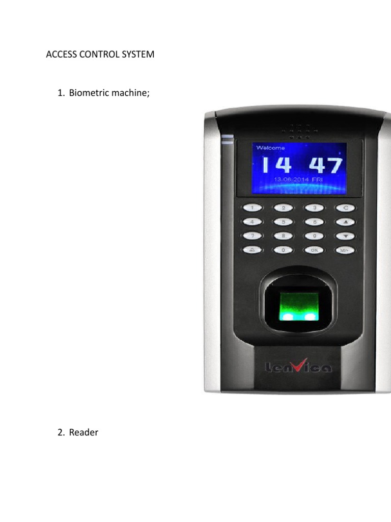 Access Control System | PDF