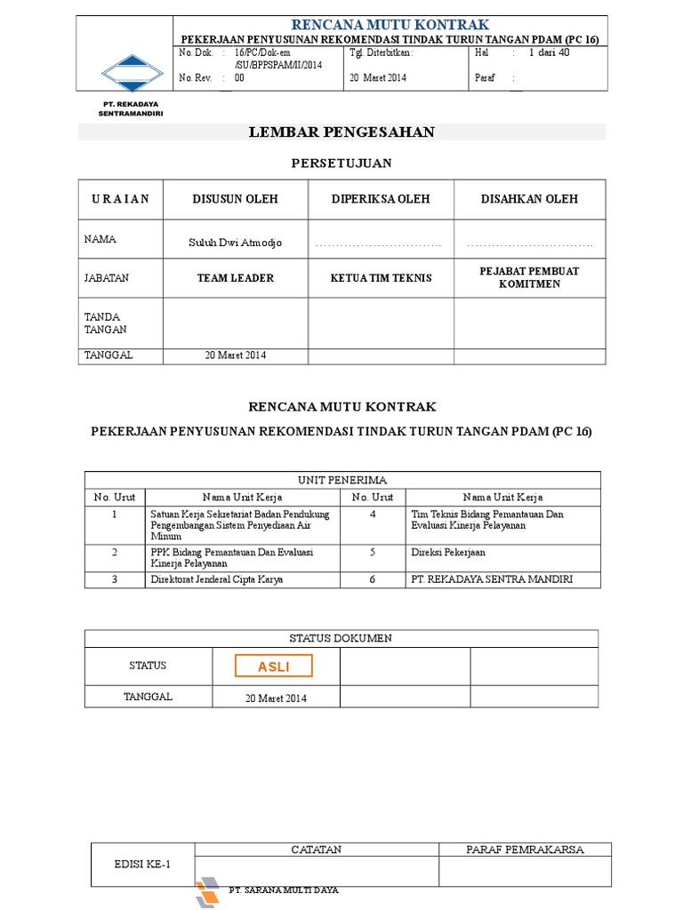 Contoh RMK | PDF