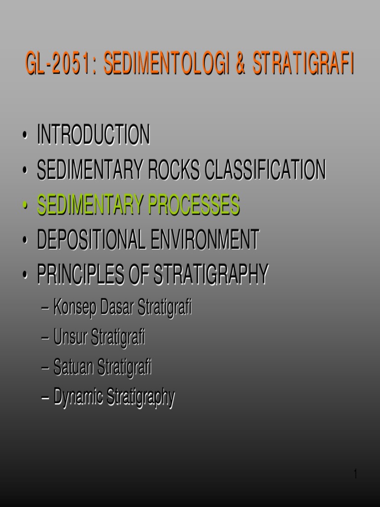 Sedimentary Process | PDF | Deposition (Geology) | Laminar Flow