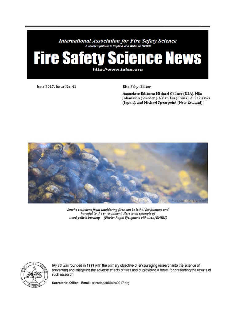 Fire Safety Science News No 41 - June, 2017 | PDF | Wildfire | Thesis