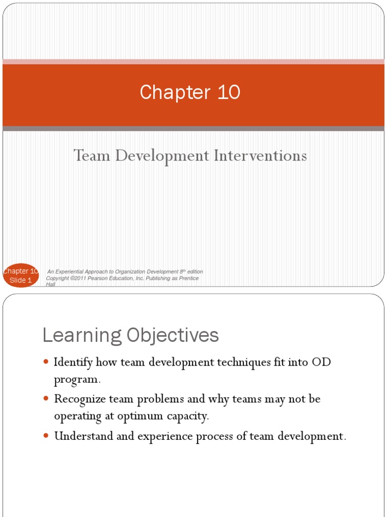Team Development Interventions: Slide 1 | PDF | Organization ...