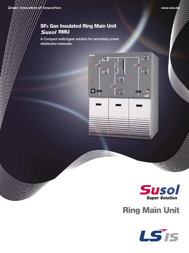SF Gas Insulated Ring Main Unit RMU | PDF | Fuse (Electrical) | Switch