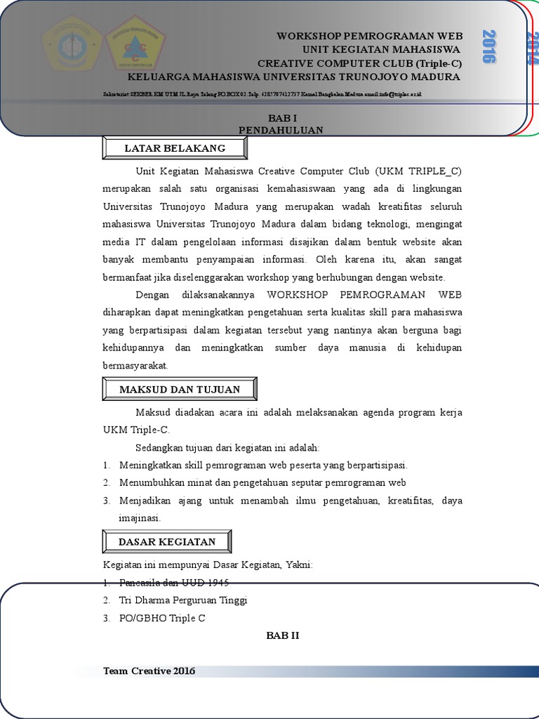 Workshop Web Mahasiswa UTM | PDF