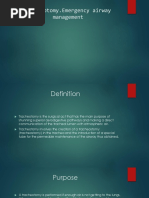 ICU One Pager Tracheostomy Emergencies | PDF | Diseases And Disorders ...