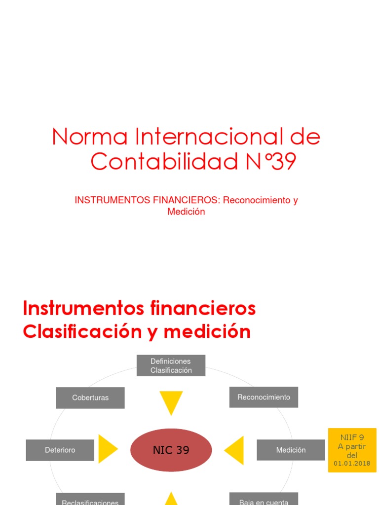16- NIC 39-NIIF 9 | normas internacionales de INFORMACION FINANCIERA ...