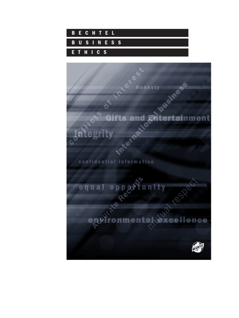 Bechtel Ethics | PDF | Boycott | Safety