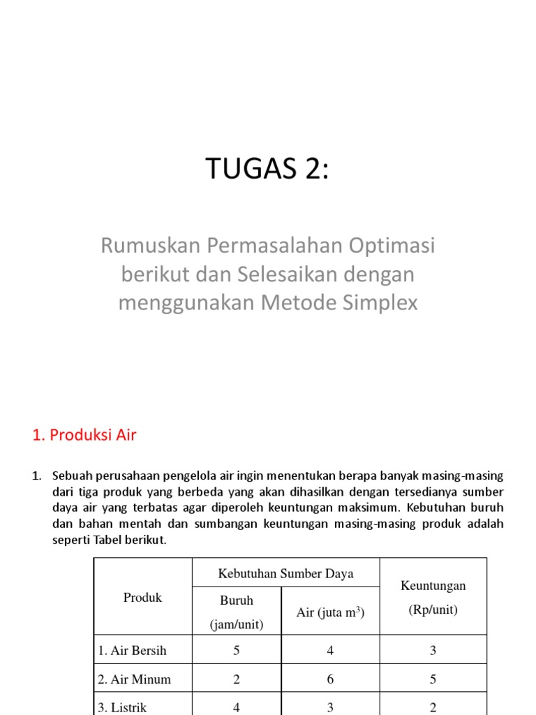 Soal Optimasi | PDF