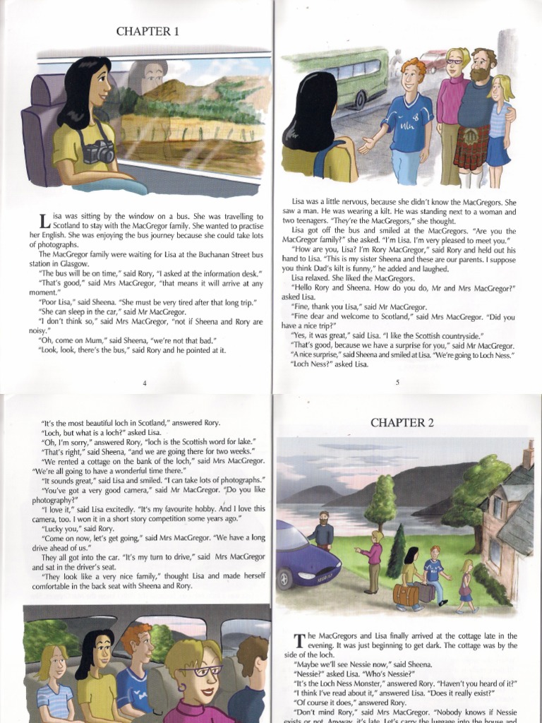 Lisa Visits Loch Ness - Book - Elementary | PDF