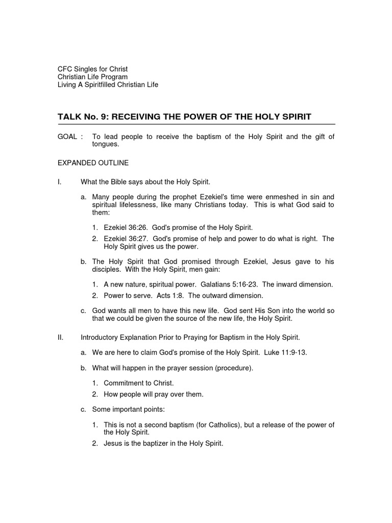 CLP T09 | PDF | Baptism | Prayer