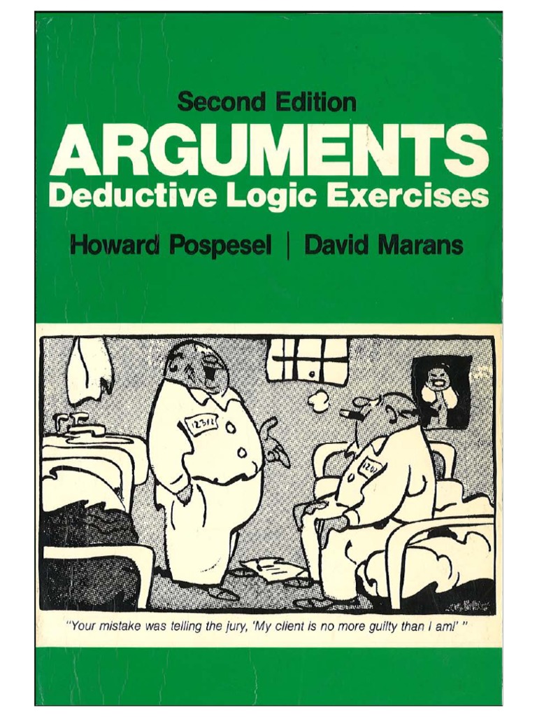 Arguments Deductive Logic Exercises Pdf
