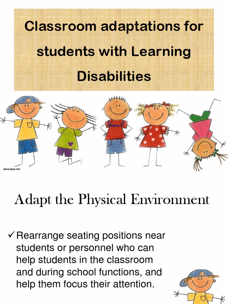 Classroom Adaptations For Students With Learning Disabilities ...