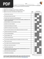 SCARED Form Scoring | PDF | Anxiety Disorder | Mental Disorder