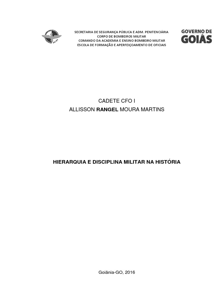 Hierarquia e Disciplina Militar | PDF | Portugal | Império Romano Hierarquia e Disciplina Militar | PDF | Portugal | Império Romano