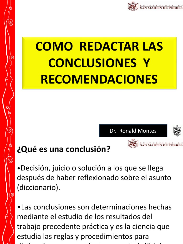 Cómo elaborar conclusiones y recomendaciones efectivas basadas en la ...