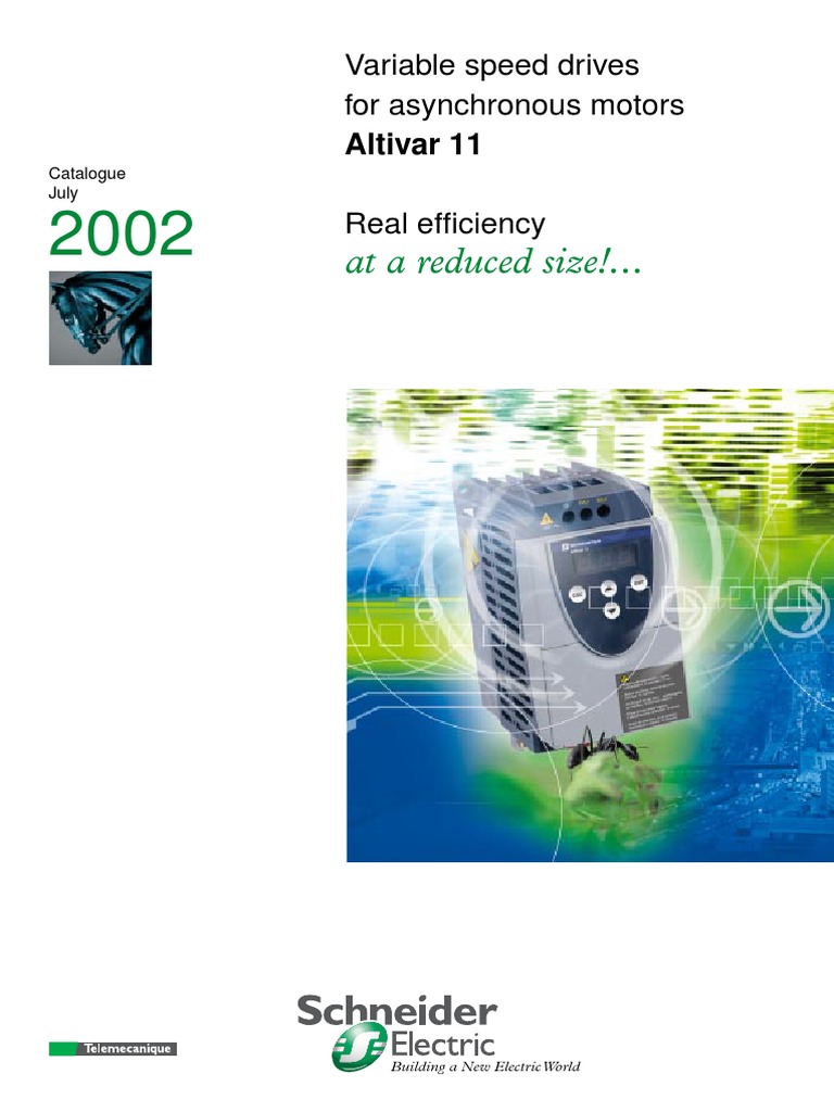 Manual Altivar 11 PDF | PDF | Power Supply | Electromagnetic Compatibility