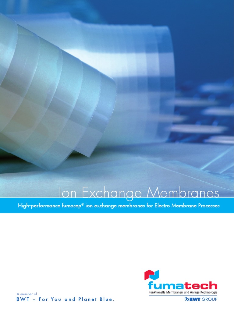 FuMaTech Fumasepmembranes | PDF | Ion Exchange | Ion