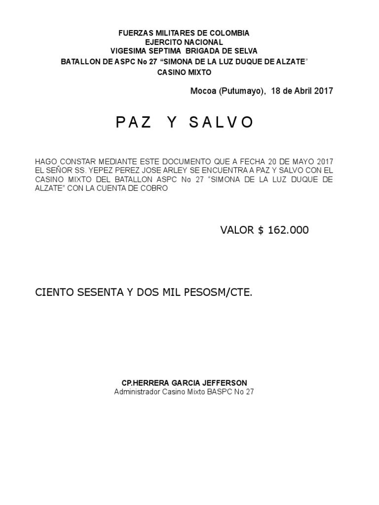 9.Paz y Salvo Original