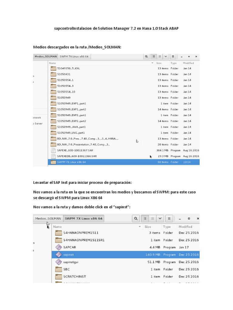 Instalacion de Solution Manager 7 2 | PDF | Contraseña | Áreas de informática
