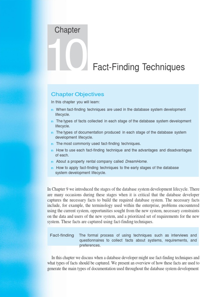Five Fact Finding | PDF | Databases | Questionnaire