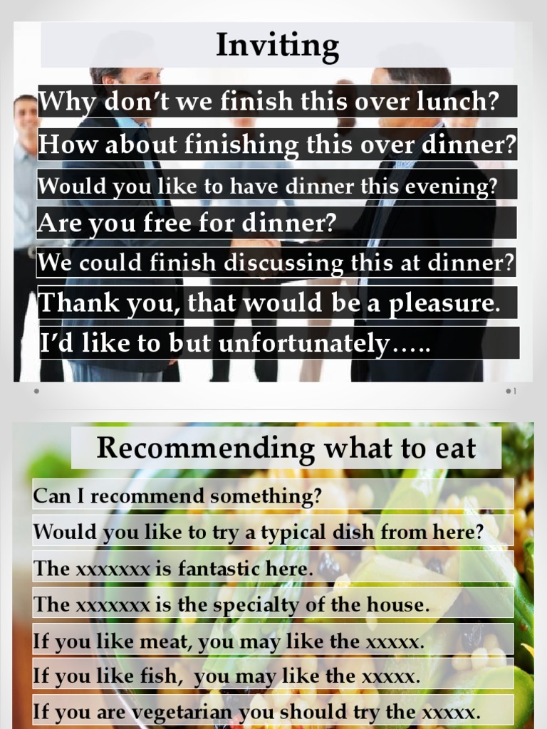 Culture - Eating Out | PDF | Waiting Staff | Hors D'oeuvre