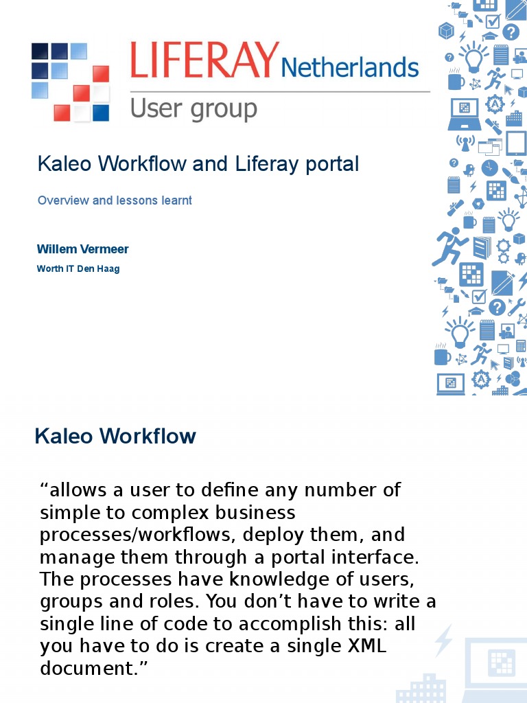 Kaleo Workflow and Liferay Portal: Overview and Lessons Learnt | PDF | Facebook | Information ...