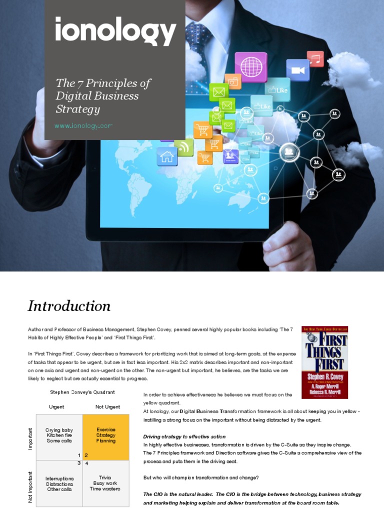 7 Principles Digital Strategy | PDF | Strategic Management | Leadership