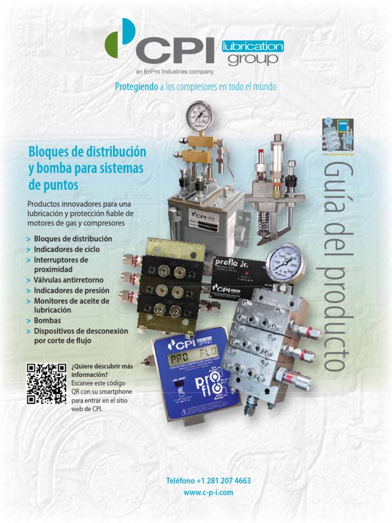 Cpi Lube Prod Guide-US-Esp | PDF | Compresor de gas | Bomba