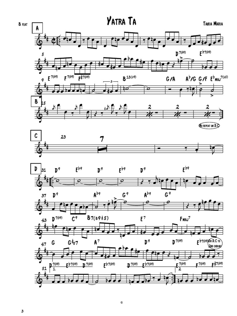 Yatra Ta - Tania Maria (BB) | PDF