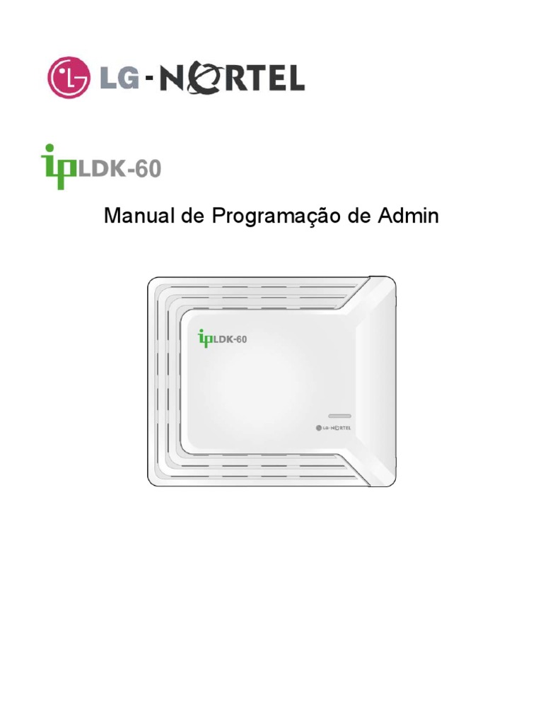Brazil IpLDK-60 Manual de Programacao Issue1 0 | PDF | Direitos Autorais | Equipamento